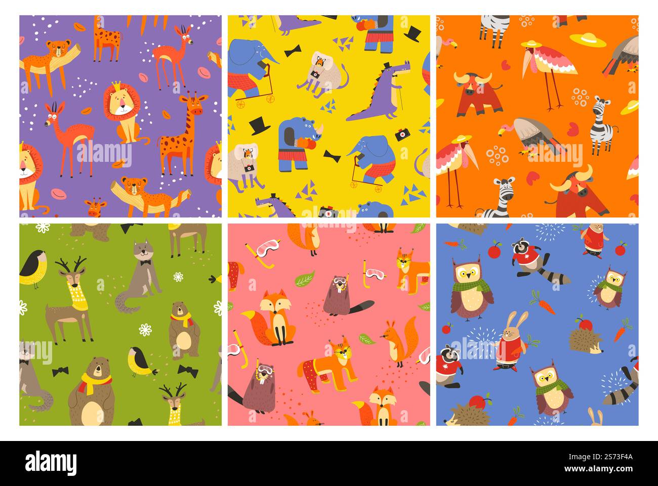 Decorative frame cute lion Stock Vector Images - Alamy