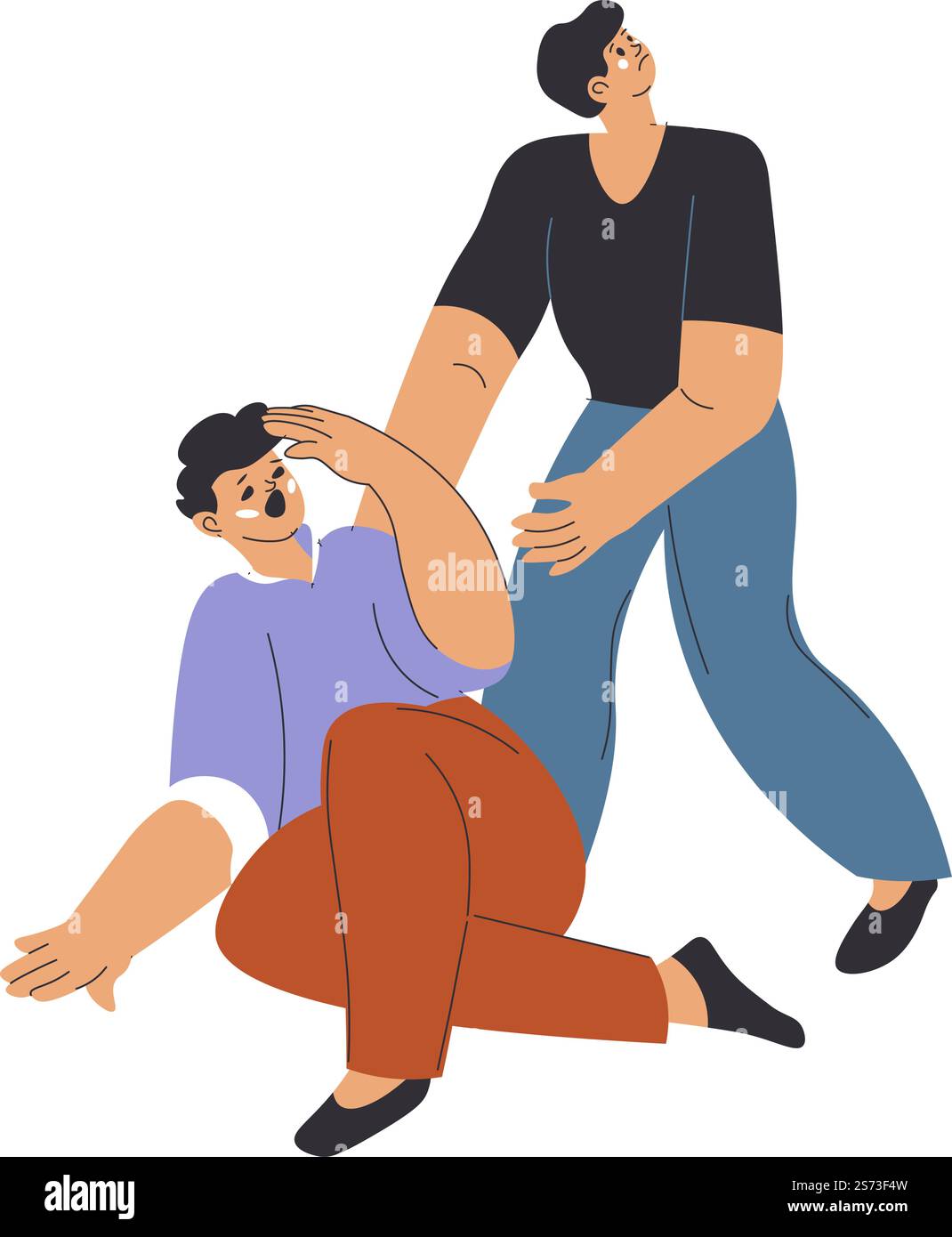 Brother in arms Stock Vector Images - Alamy