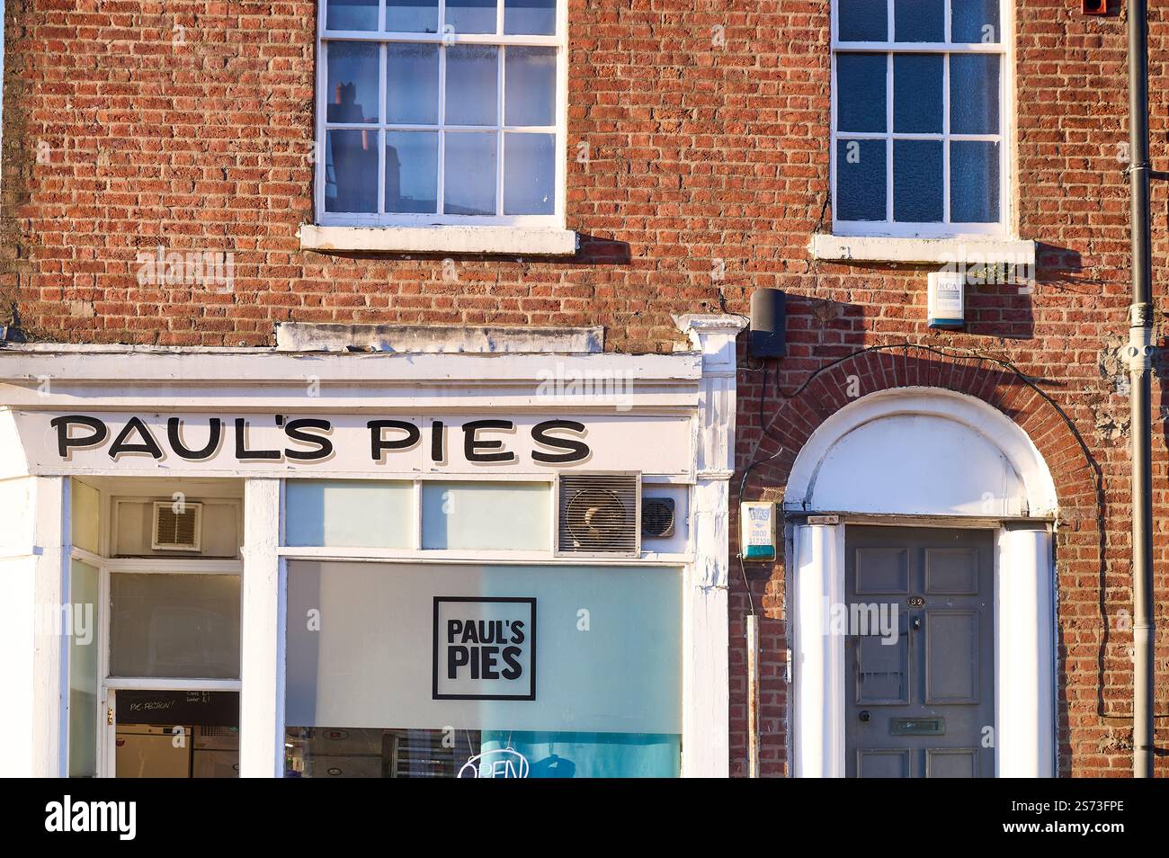 Paul's pies in Preston,UK Stock Photo - Alamy