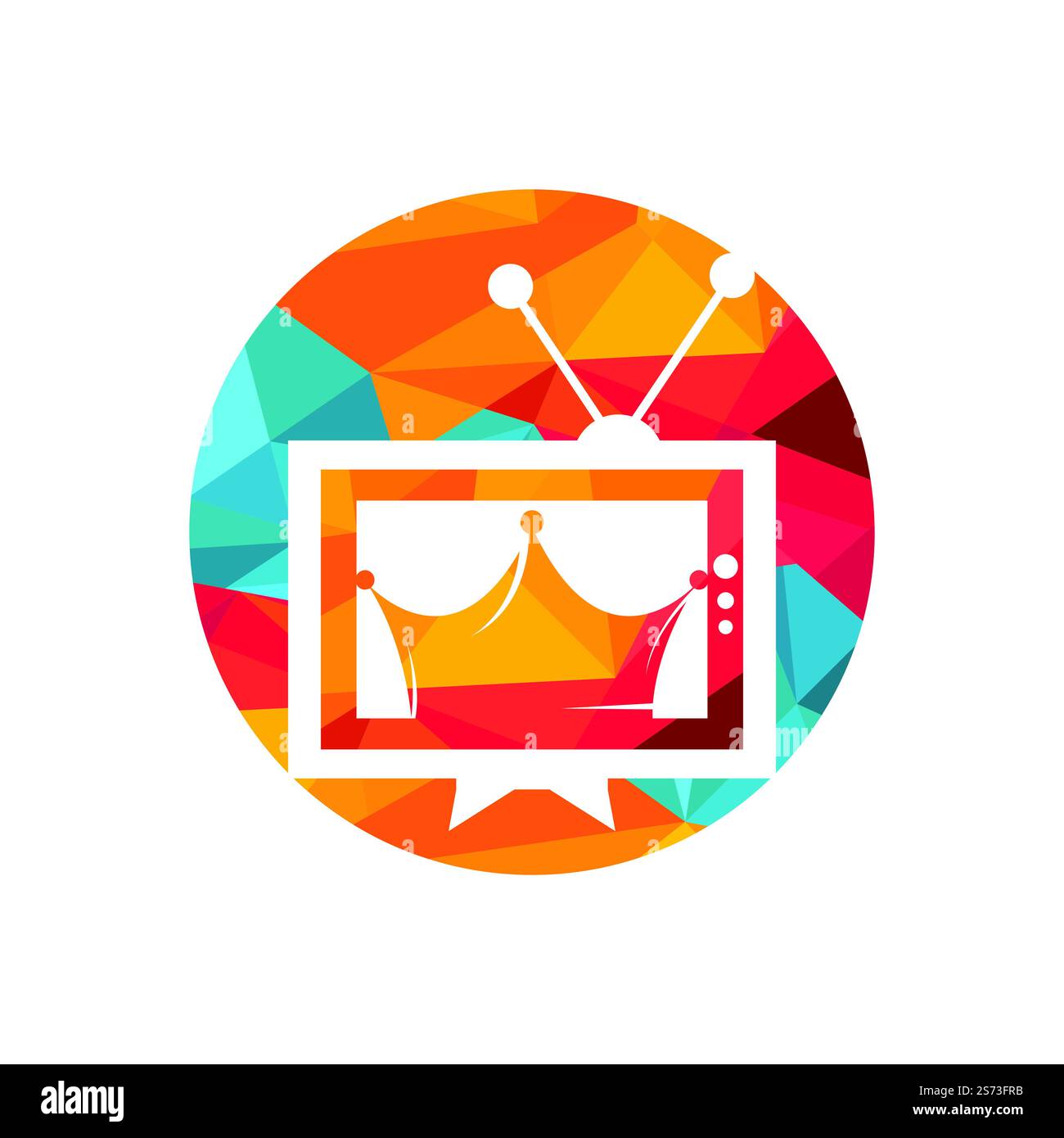 King TV vector logo design template. Royal film logo design vector ...