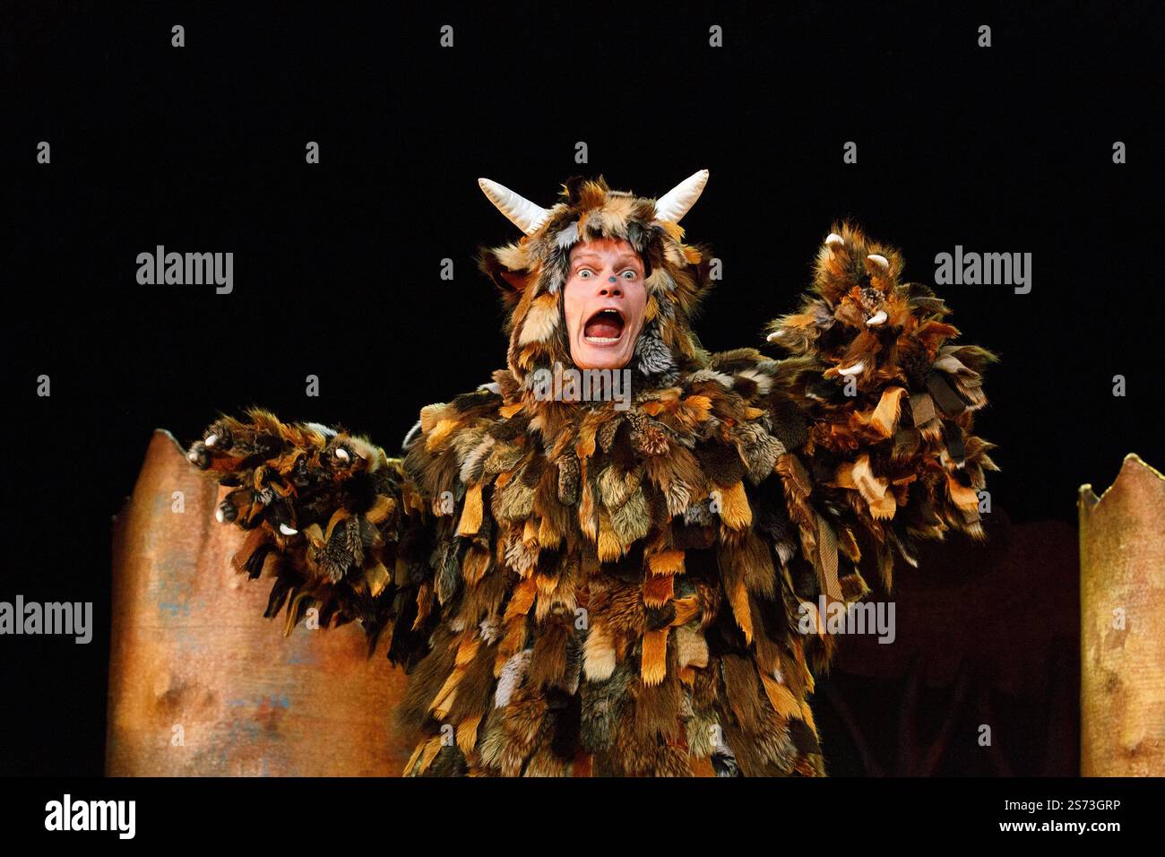 Tom Crook (The Gruffalo) in THE GRUFFALO at the Lyric Theatre, London ...