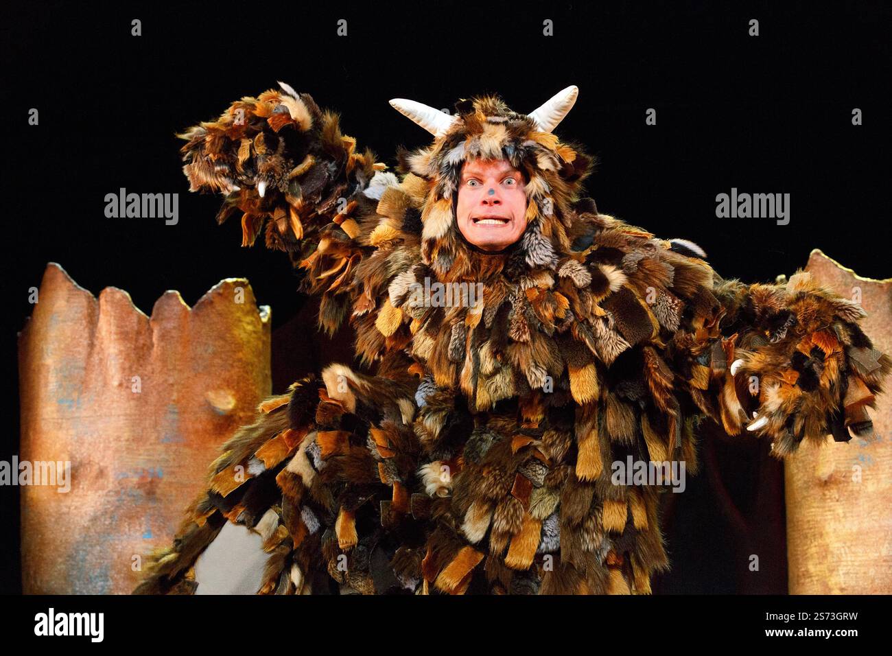 Tom Crook (The Gruffalo) in THE GRUFFALO at the Lyric Theatre, London ...