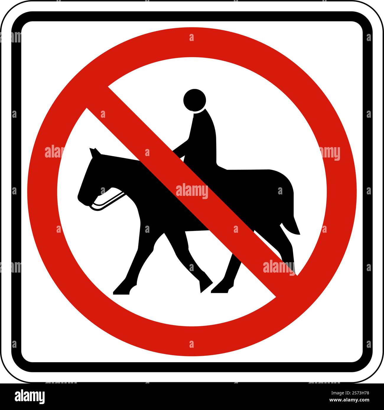 Traffic sign on country Stock Vector Images - Alamy