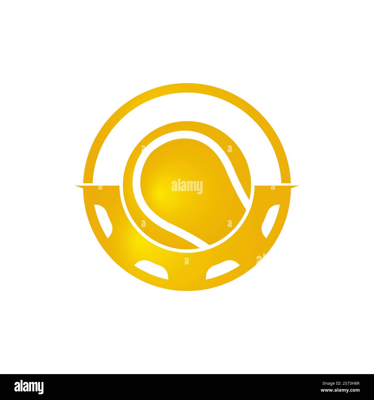 Tennis Gear vector logo design template. Unique tennis and industrial ...