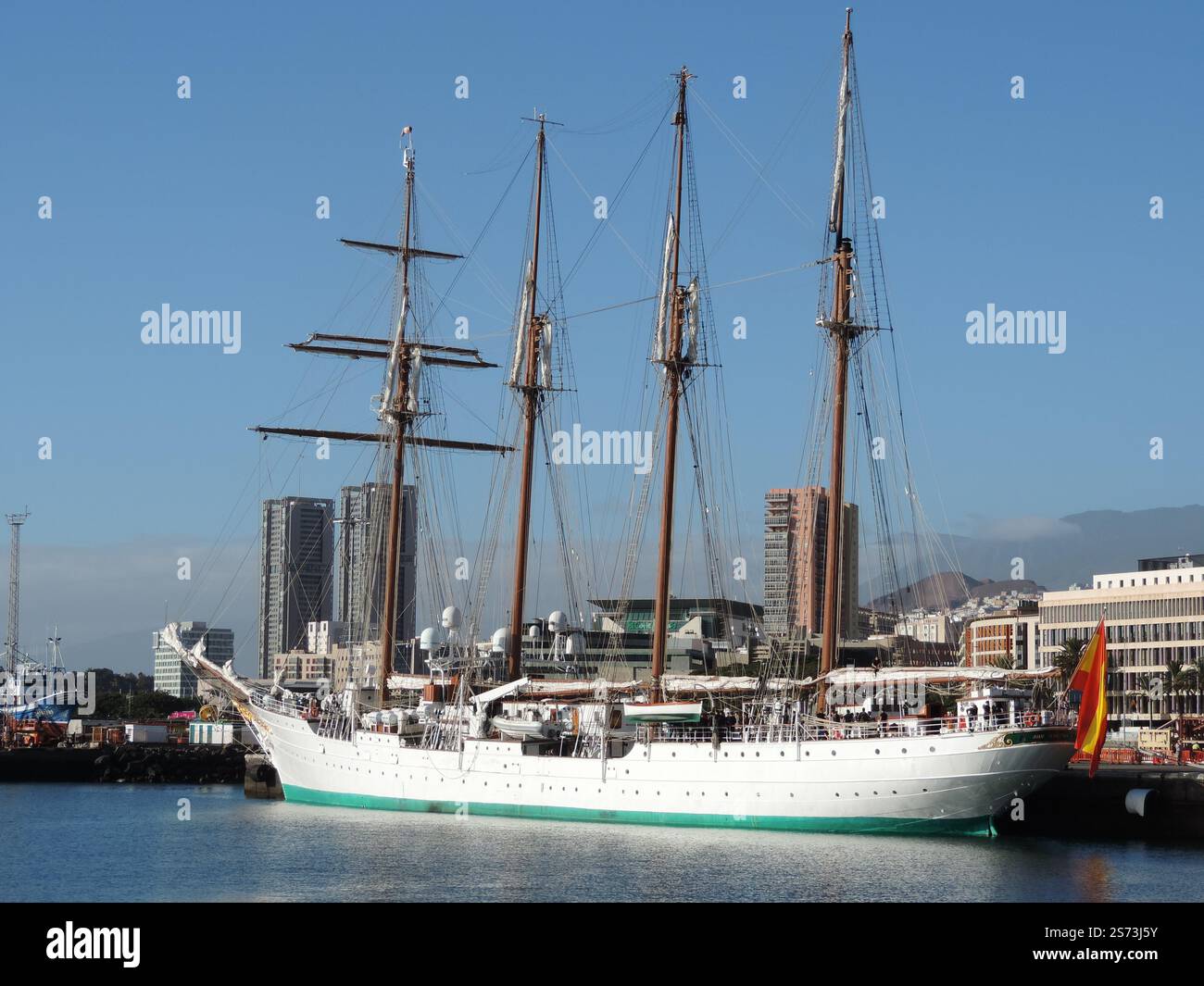 Spain. 17th Jan, 2025. Princess Leonor of Spain aboard the Spanish Navy ...