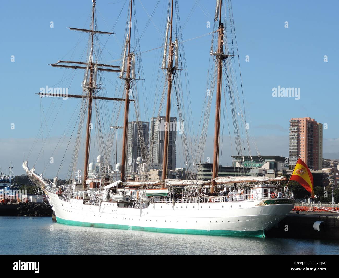 Spain. 17th Jan, 2025. Princess Leonor of Spain aboard the Spanish Navy ...