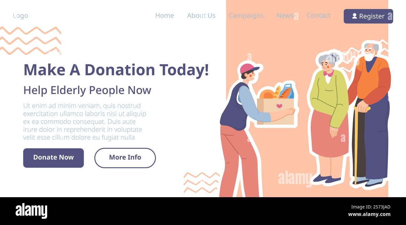 Help elderly people now, make donation today. Community giving products ...