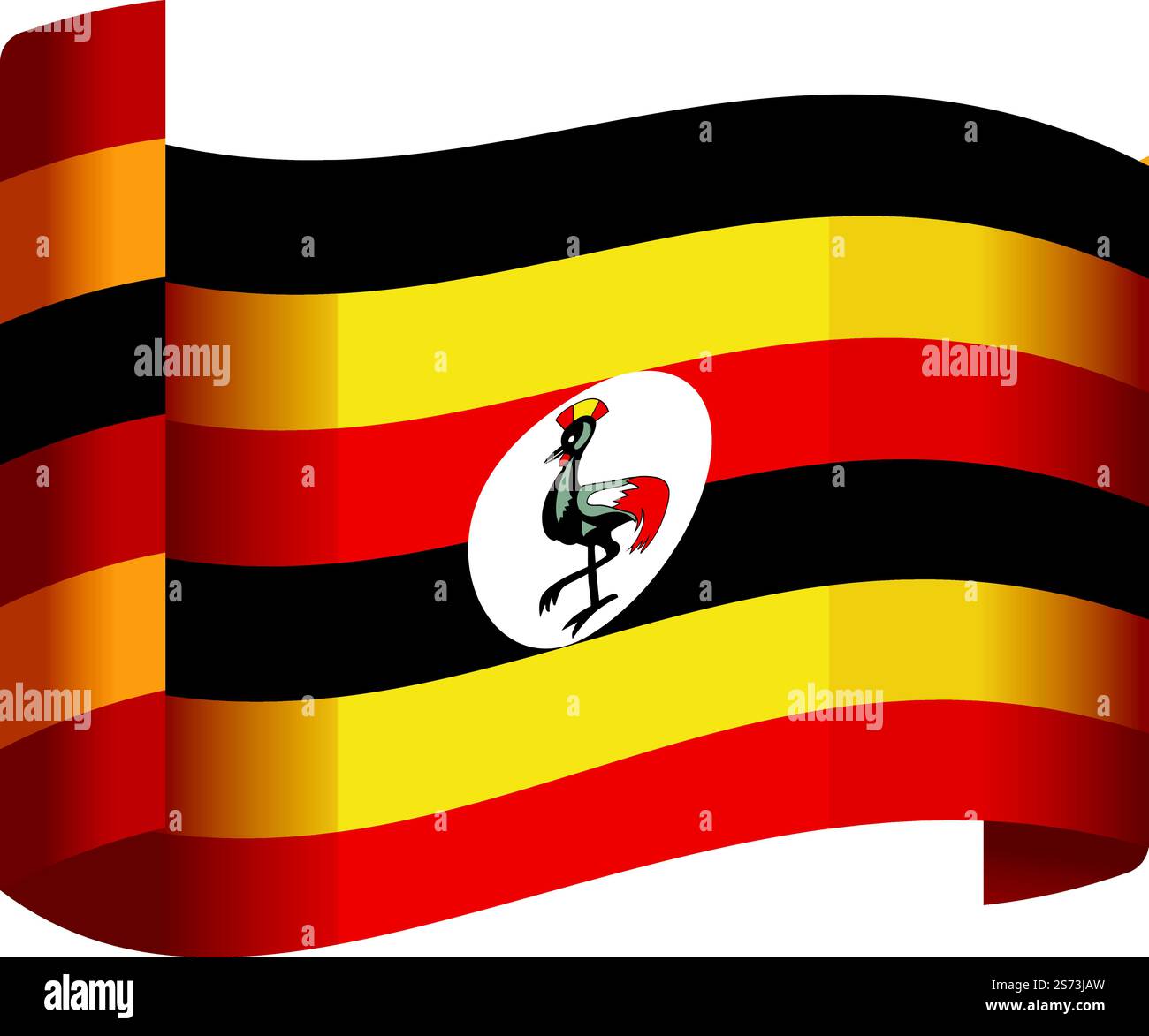 National uganda icon cartoon vector. Independence day. Heroes stand ...