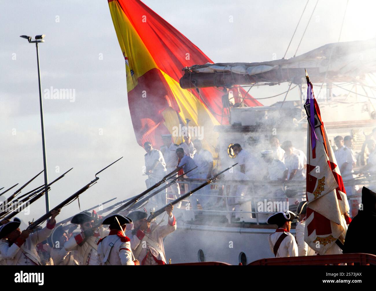 Spain. 17th Jan, 2025. Princess Leonor of Spain aboard the Spanish Navy ...