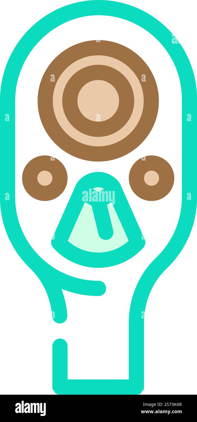 socket wrench color icon vector. socket wrench sign. isolated symbol ...