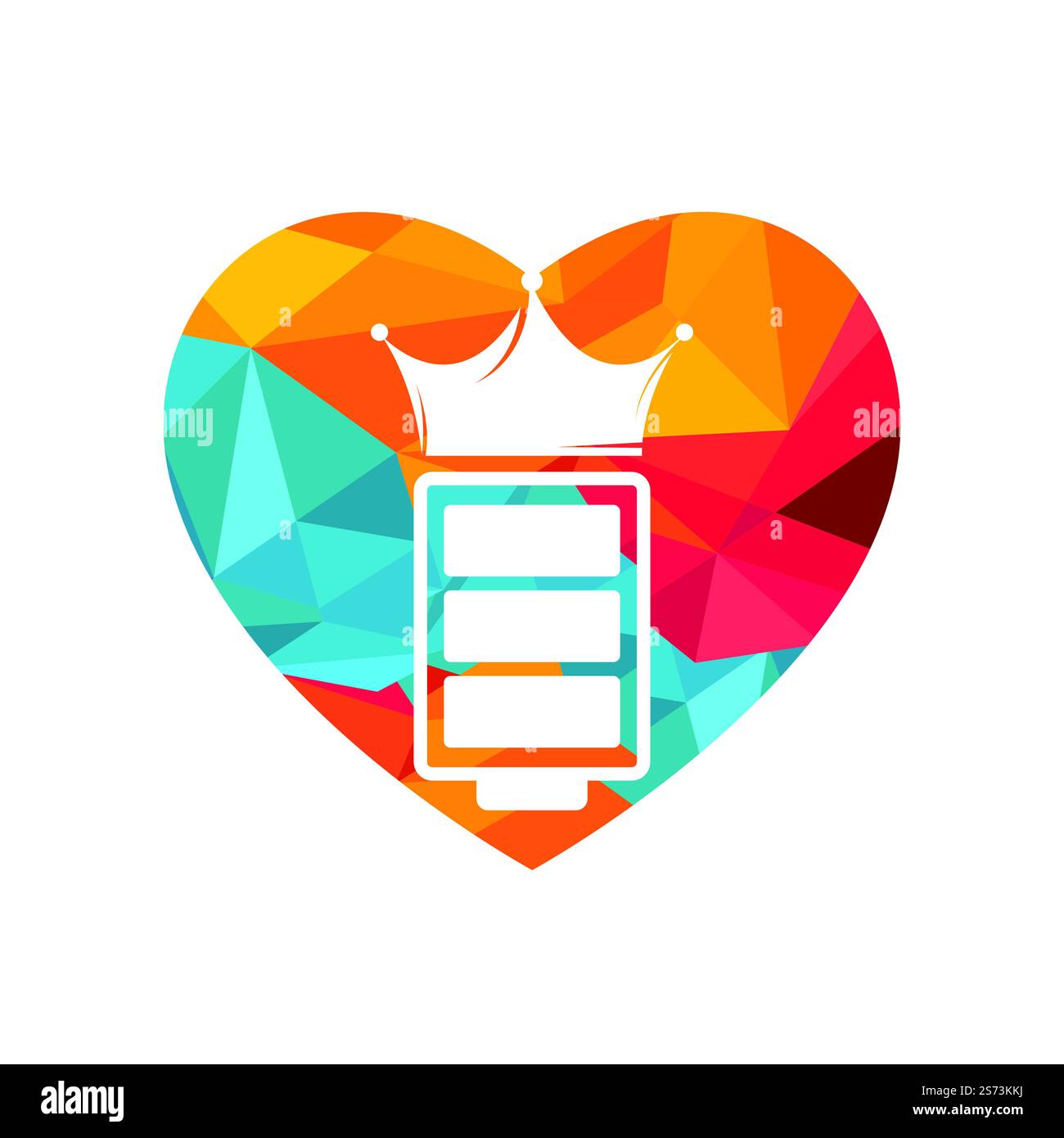 Energy king vector logo design. Battery with crown icon design Stock ...