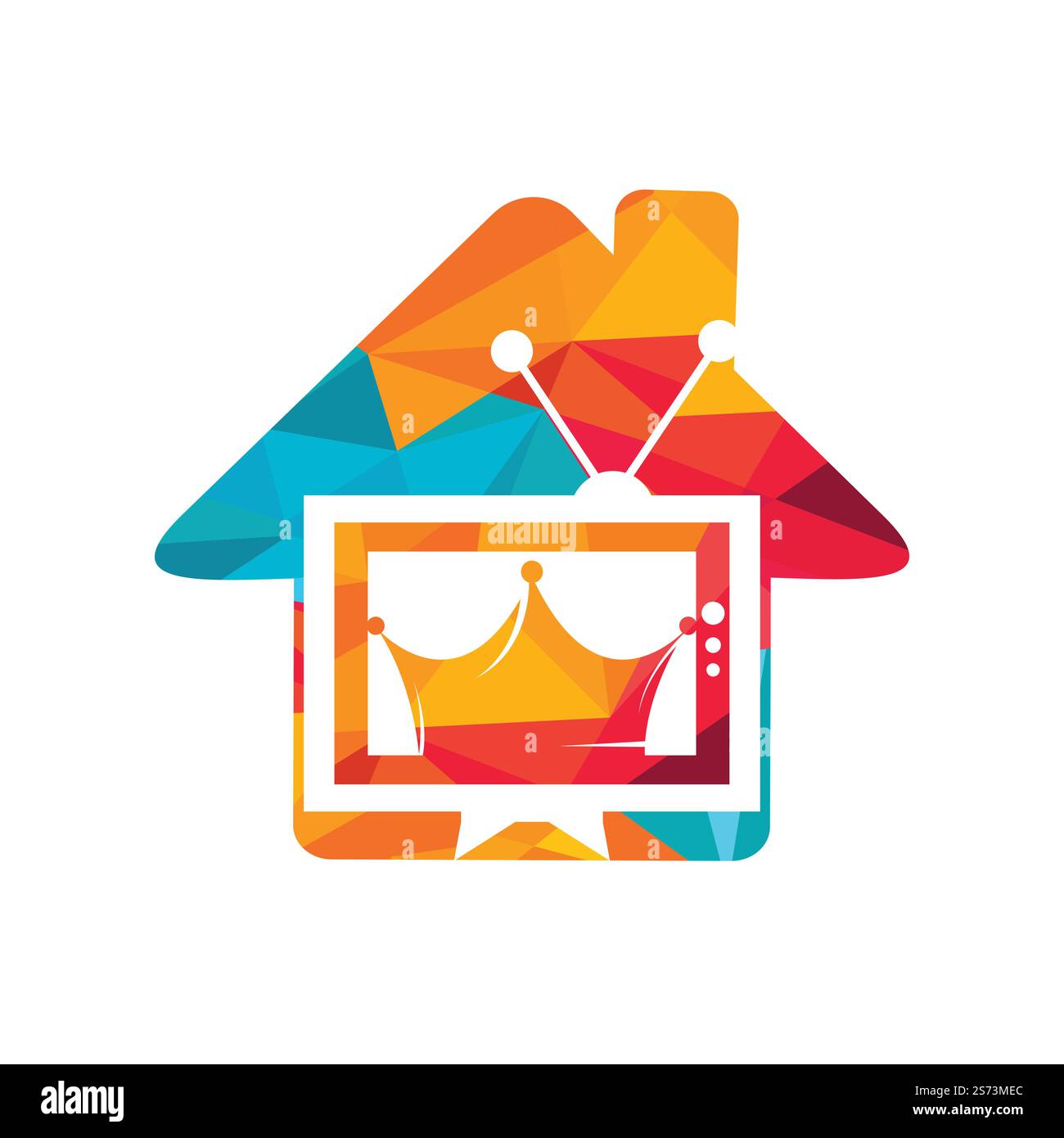 King TV vector logo design template. Royal film logo design vector ...