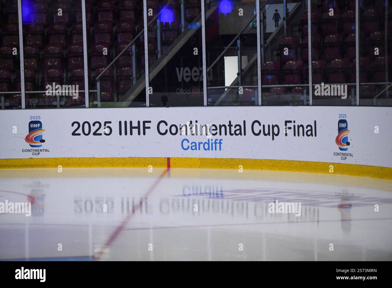 Vindico Arena, Cardiff, UK. 18th Jan, 2025. IIHF Continental Cup Ice ...