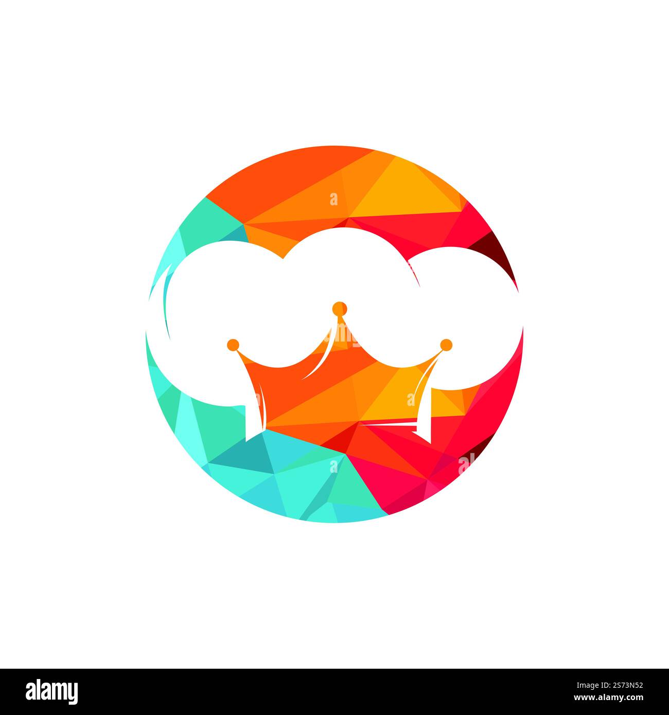 King chef vector logo design template. Chef hat and crown icon logo ...