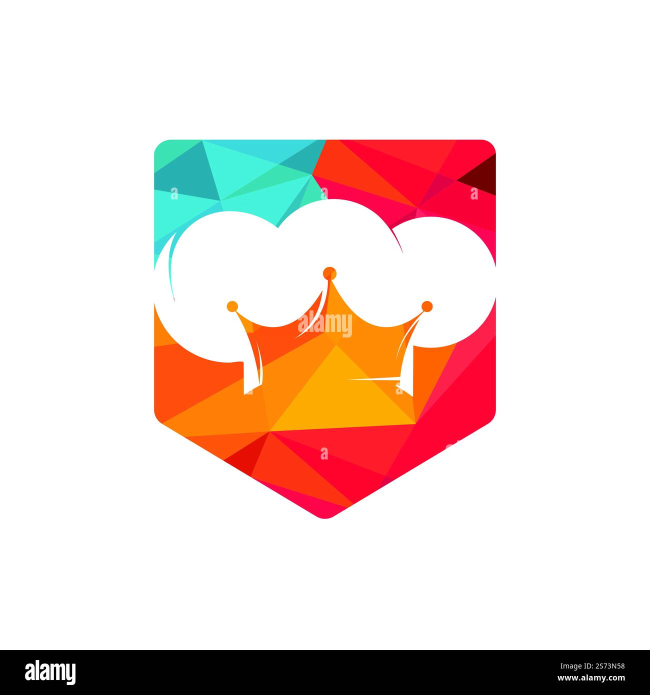 King chef vector logo design template. Chef hat and crown icon logo ...