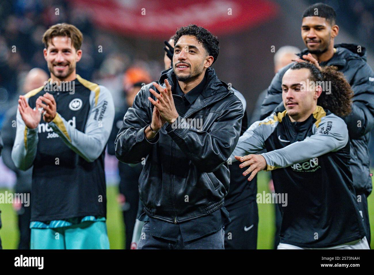 Frankfurt, Deutschland. 17th Jan, 2025. 17.01.2025, Eintracht Frankfurt vs. Borussia Dortmund, 1 ...