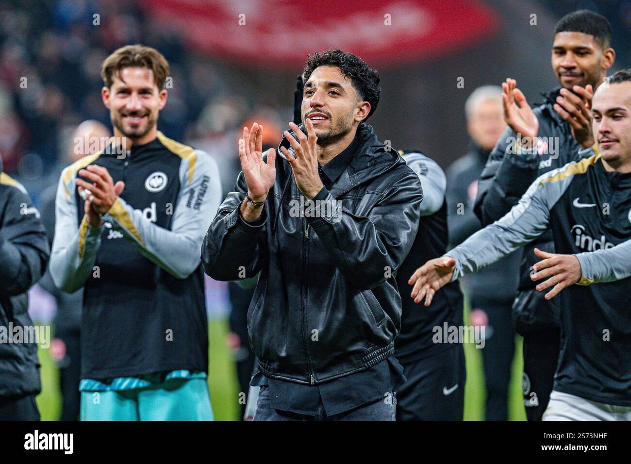 Frankfurt, Deutschland. 17th Jan, 2025. 17.01.2025, Eintracht Frankfurt vs. Borussia Dortmund, 1 ...