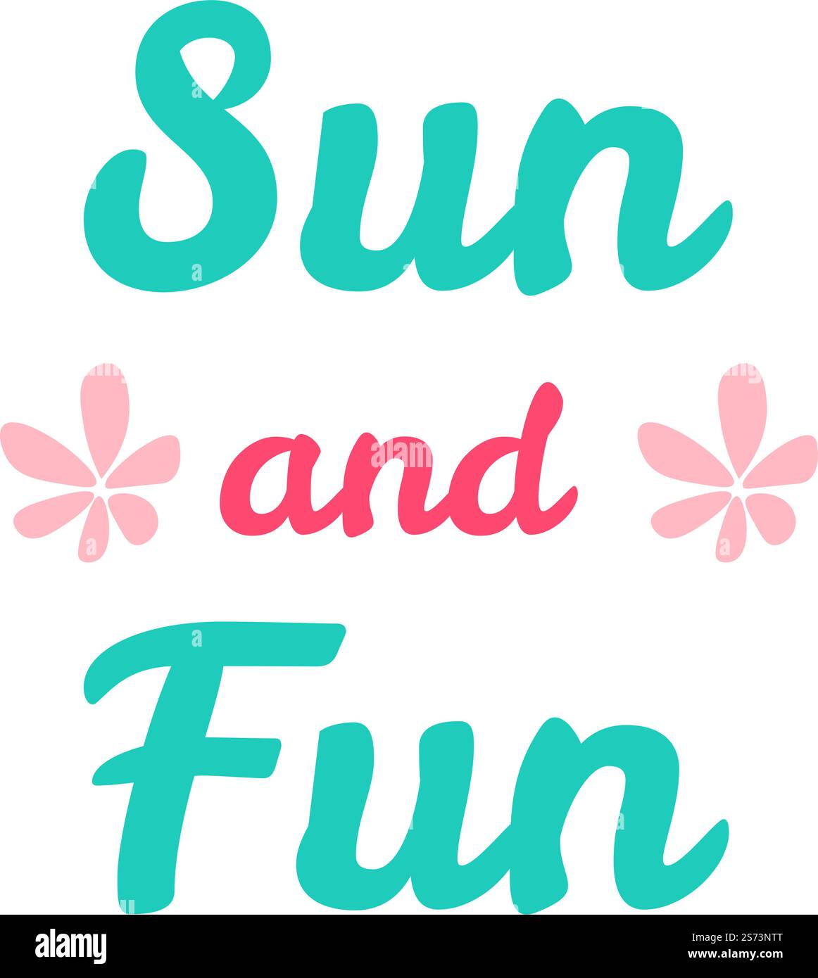 Fun and sun, summer season banner or postcard, invitation to ...