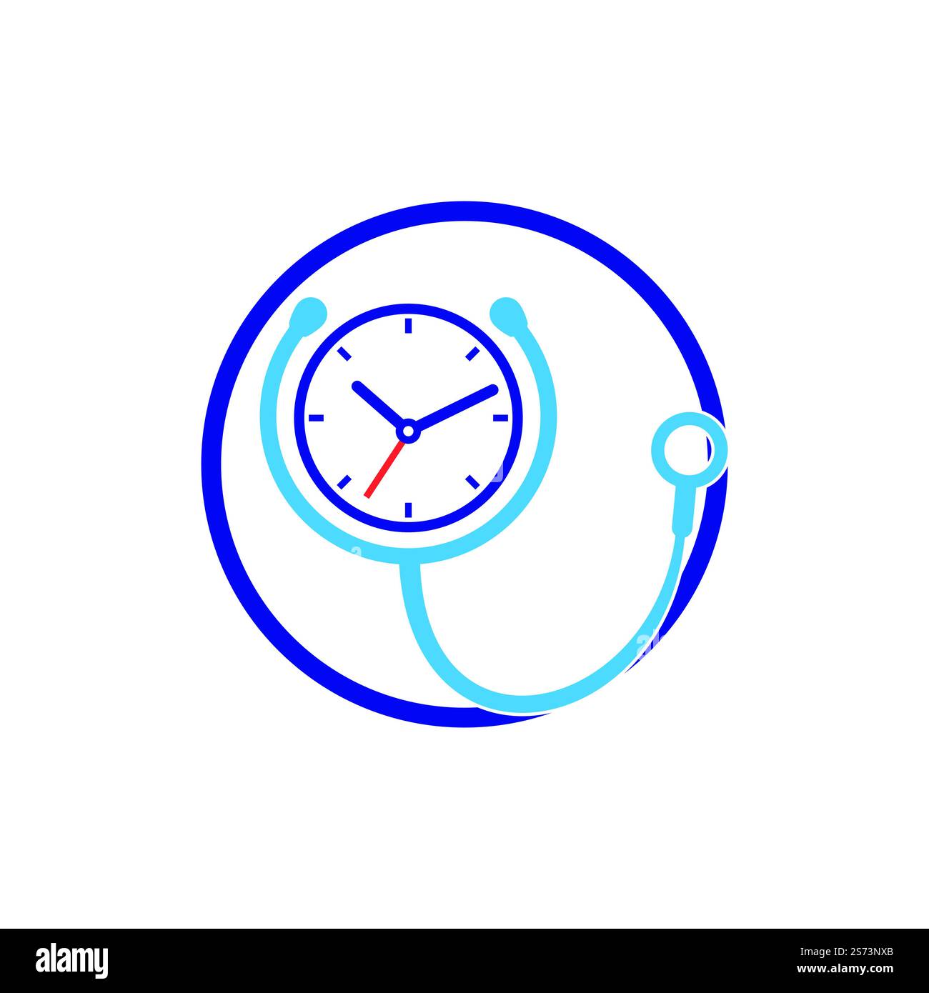 Medical time vector logo design template. Health and medical or ...