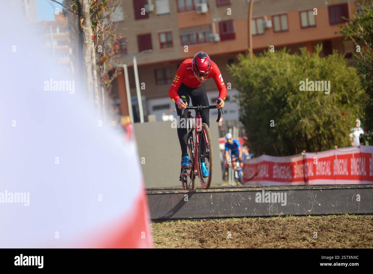 Benidorm, Spain, 18th January, 2025: Seven Racing rider Cameron Mason ...