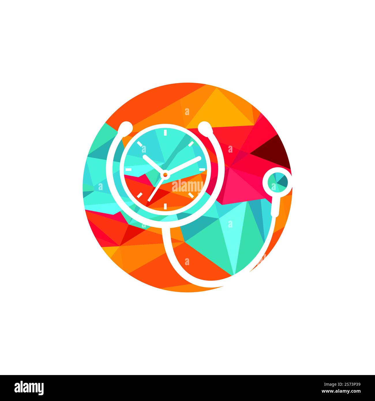 Medical time vector logo design template. Health and medical or ...