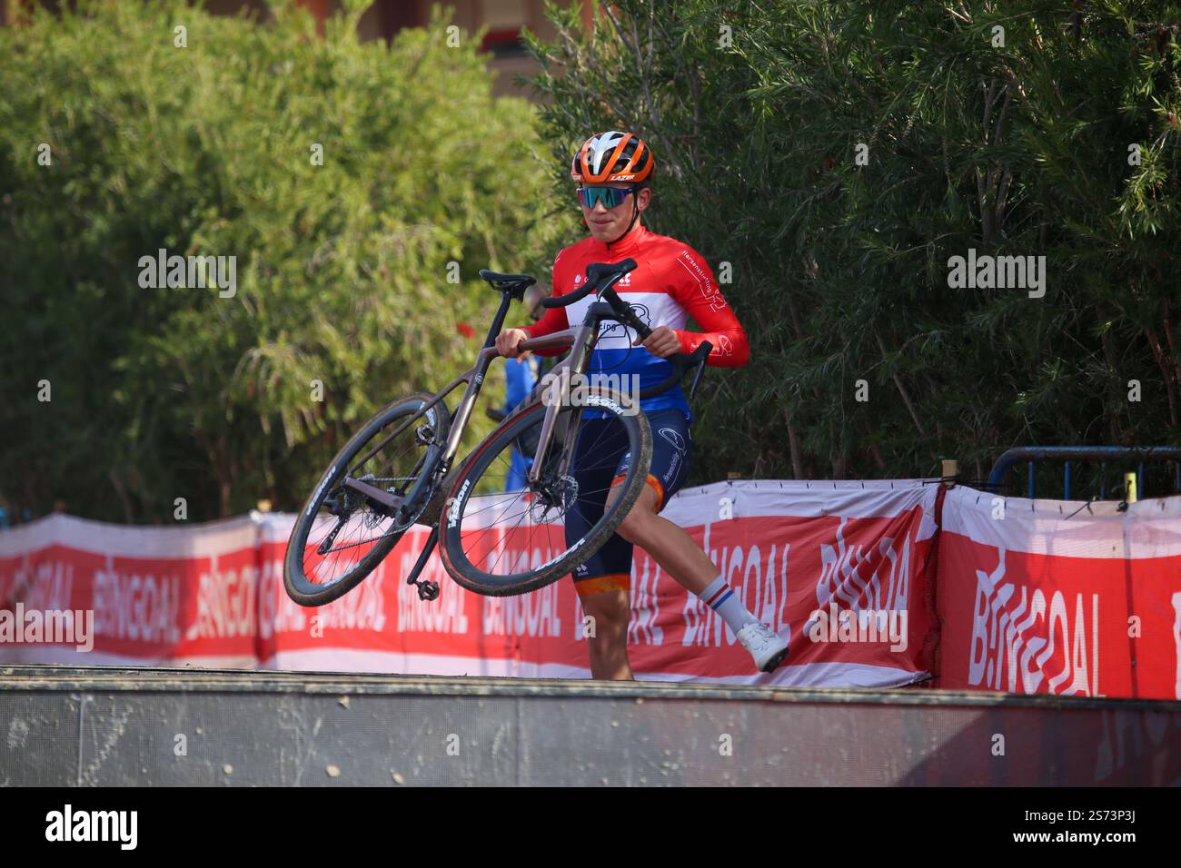 Benidorm, Spain, 18th January, 2025: The Dutch cyclist, Michiel Mouris ...