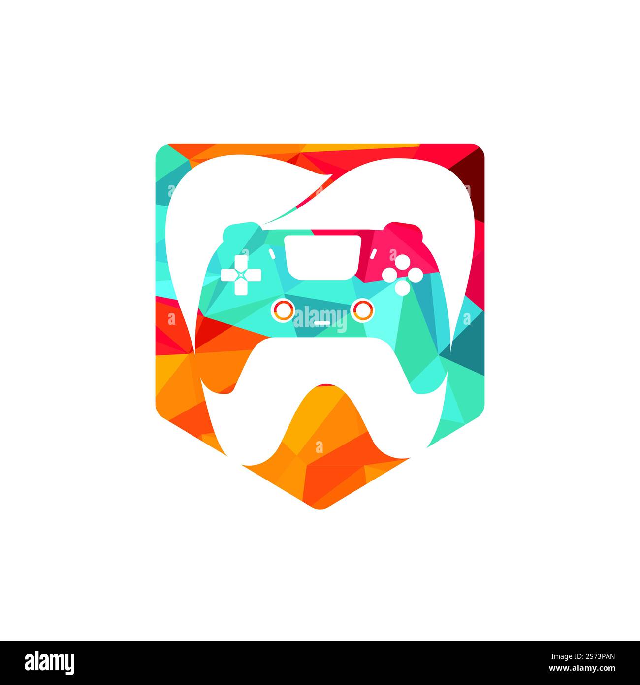 Dental Game Logo Icon Design. Tooth And Console vector logo design ...