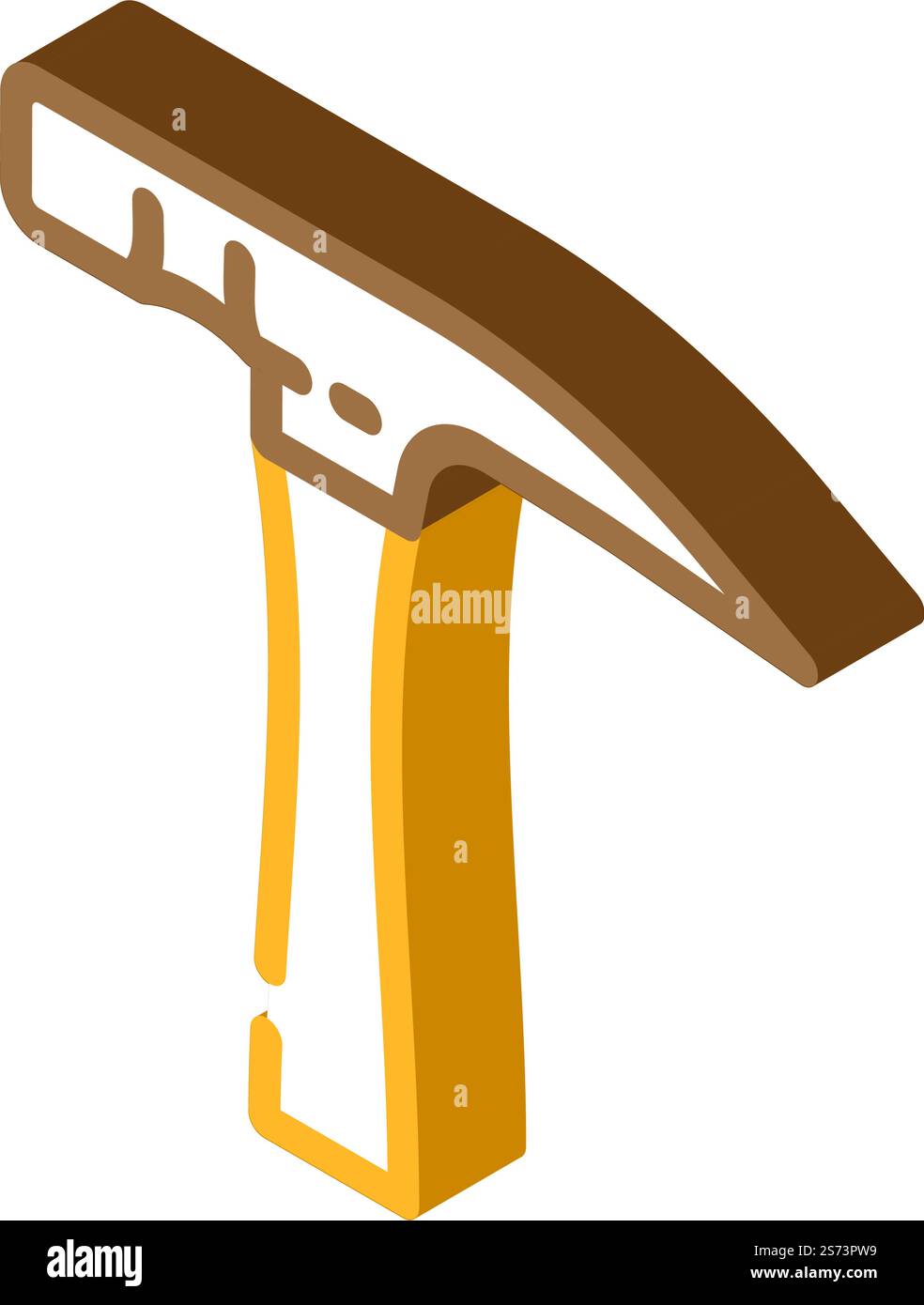 brick hammer isometric icon vector. brick hammer sign. isolated symbol ...