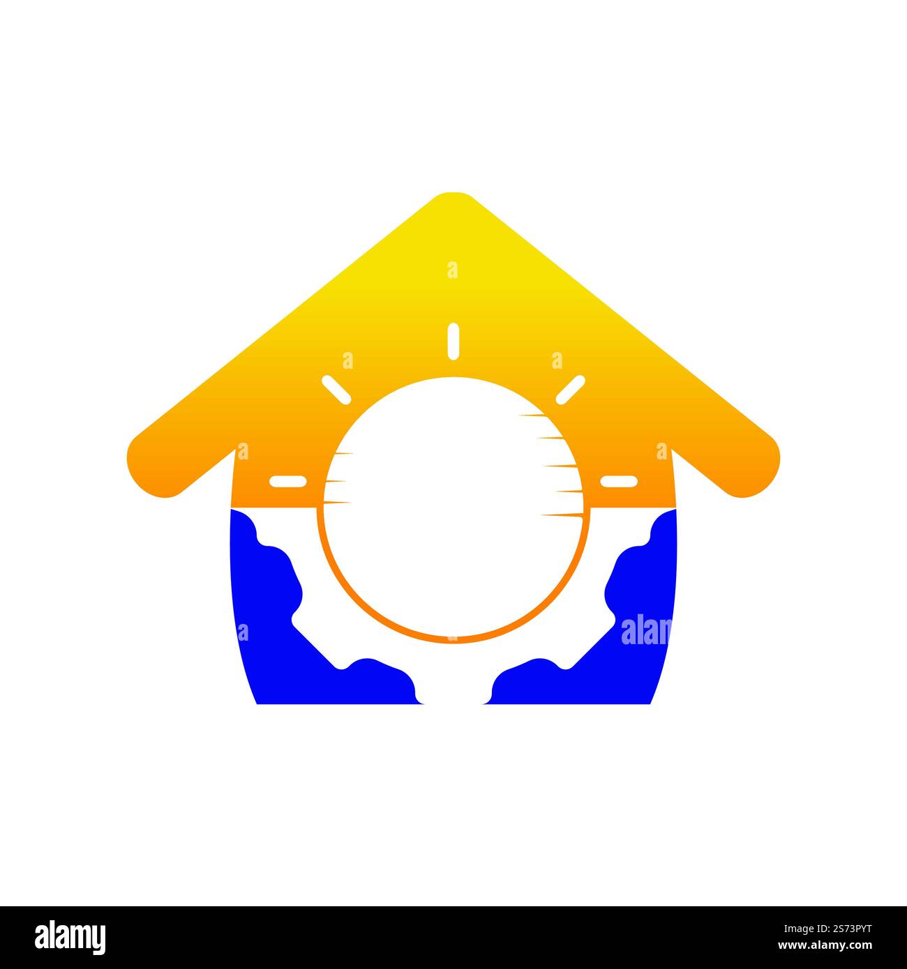 Sun gear vector logo design. Solar panel technology logo concept Stock ...