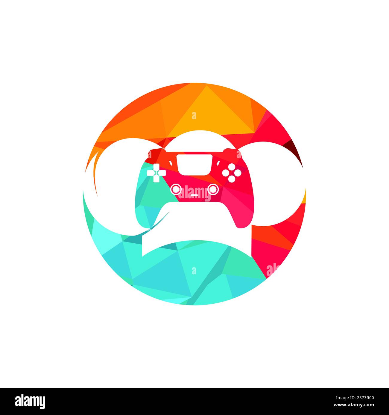 Gamer cafe vector logo design template. Chef hat with game console logo ...