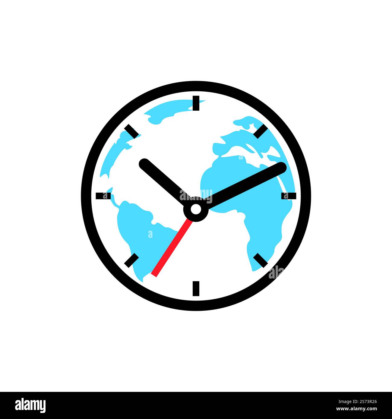 Time world vector logo design template. Time planet symbol or icon ...