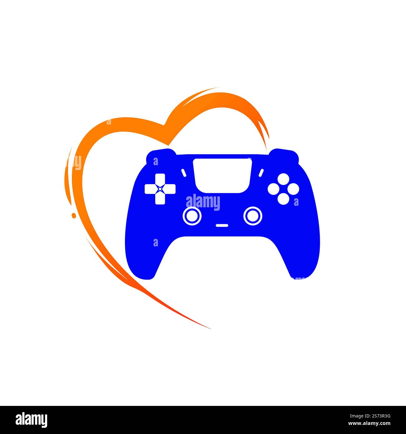 Love games vector logo design template. Vector illustration of a ...