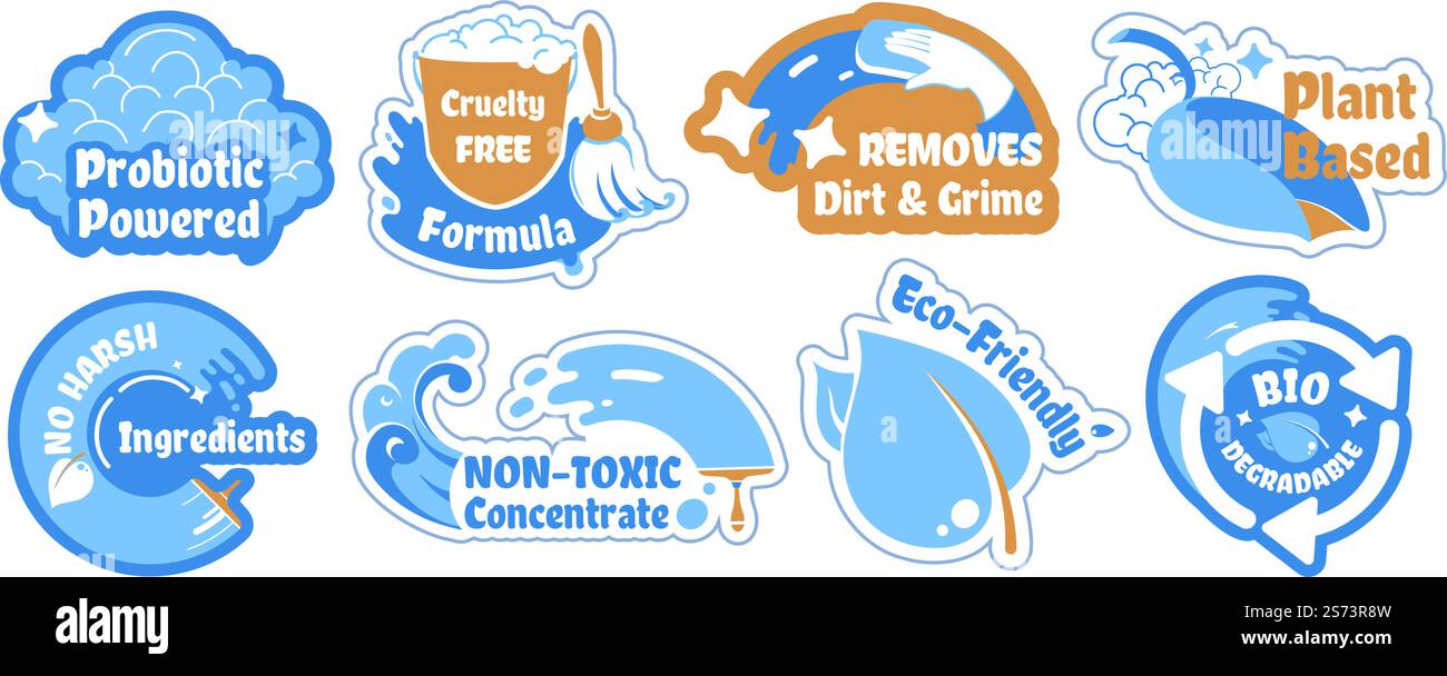 Cleaner concentrate Stock Vector Images - Alamy
