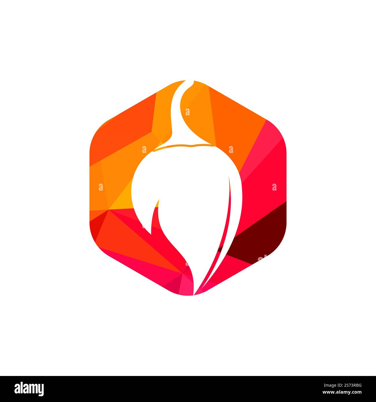 Chili hot and spicy food vector logo design inspiration. Chili pepper ...