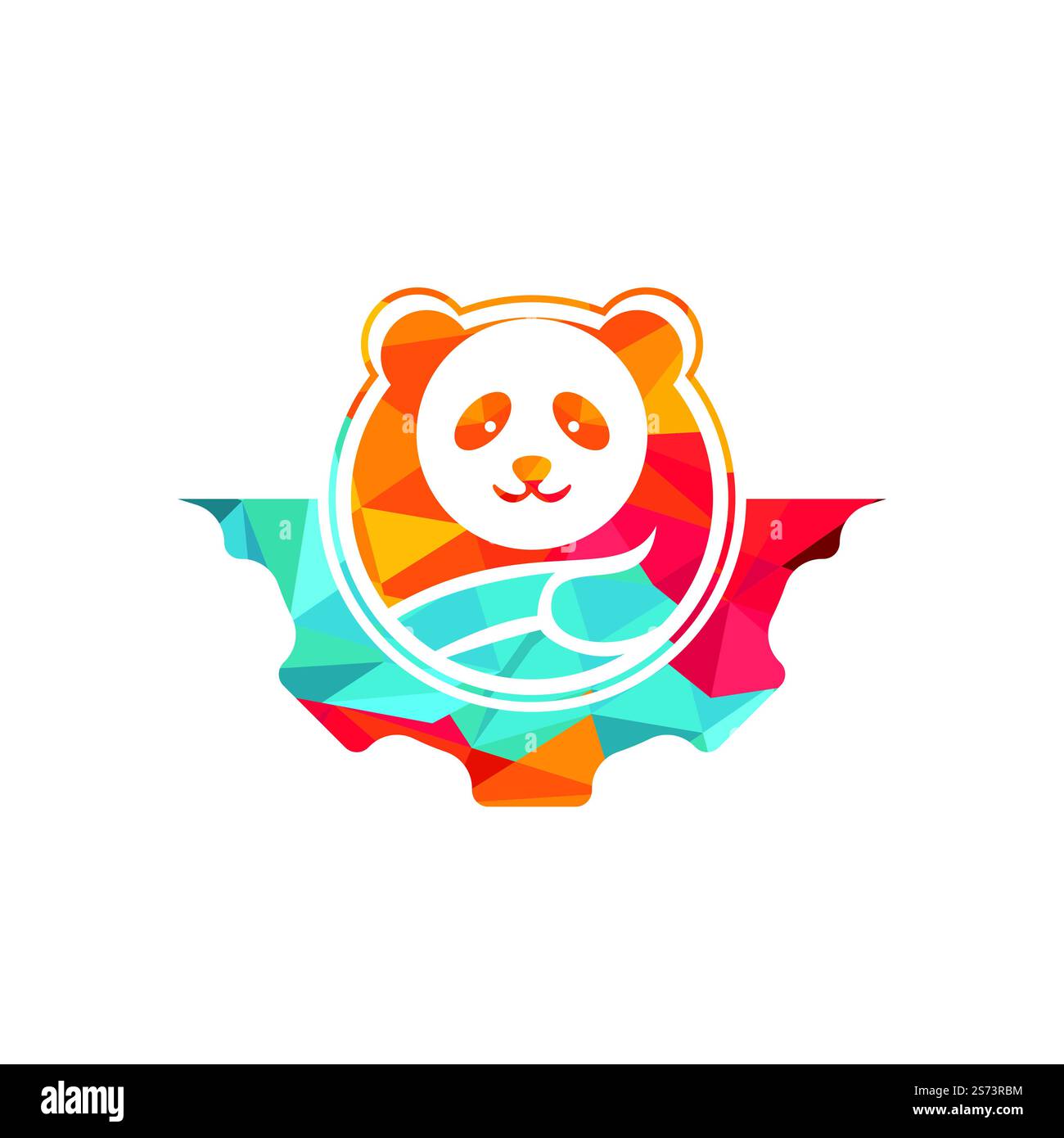 Panda gear vector logo design. Creative animal and zoo ideas concept ...