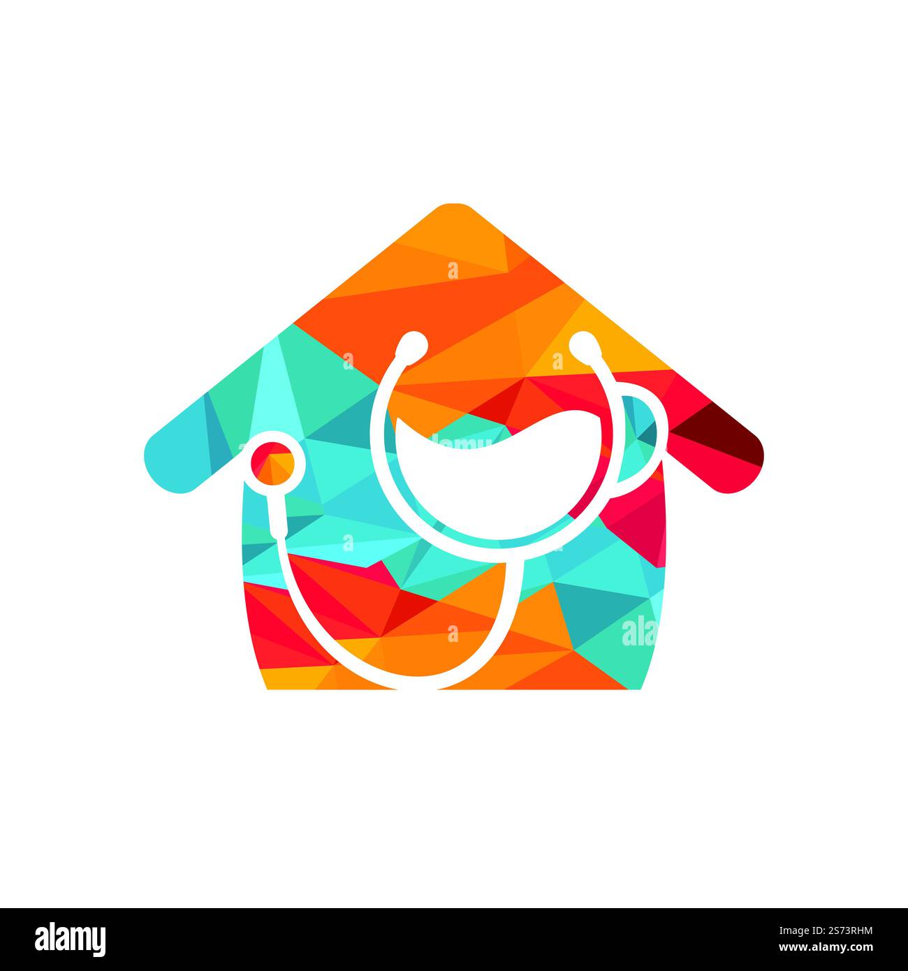 Healthy coffee vector logo design. Doctors stethoscope with coffee cup ...