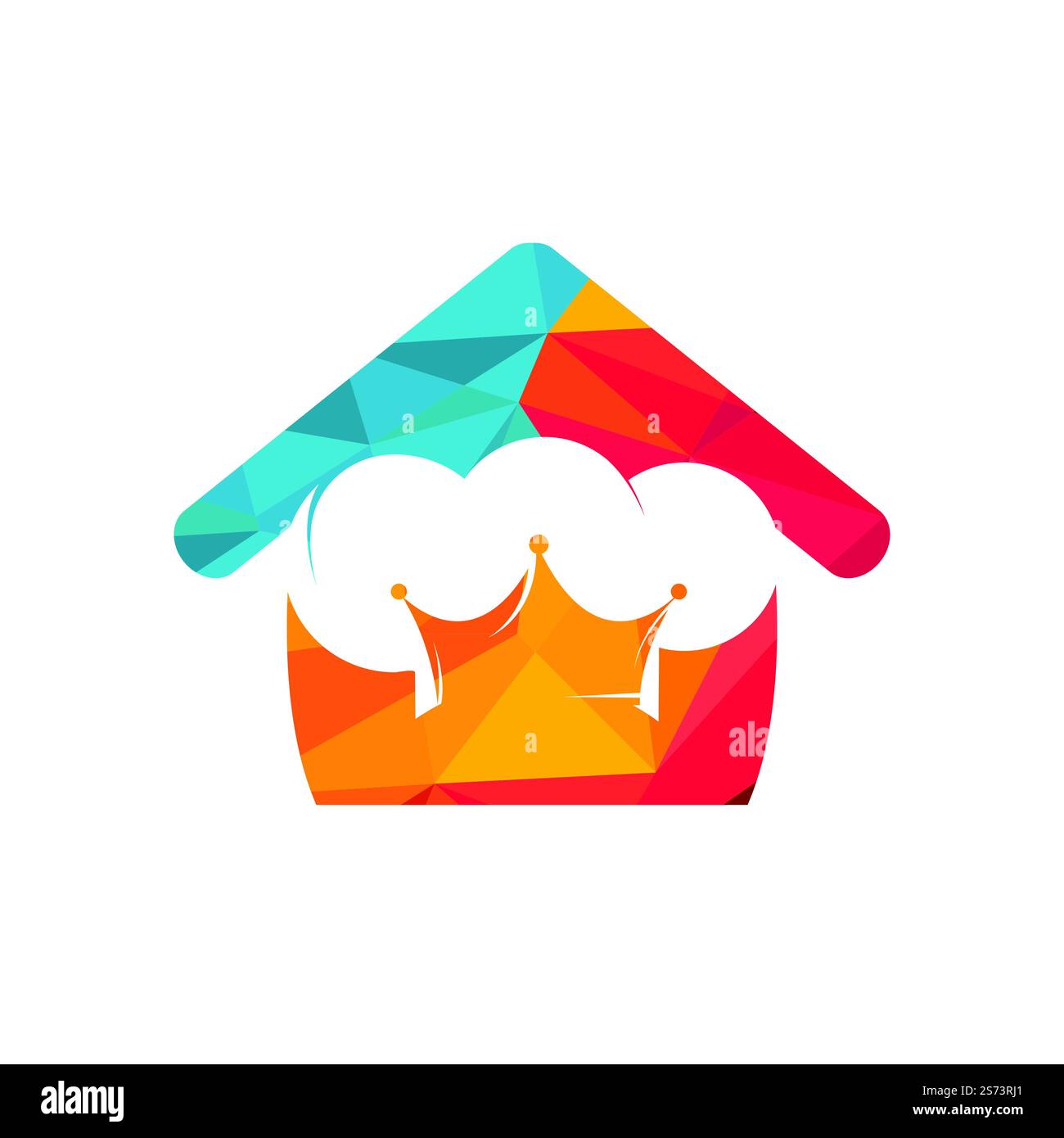 King chef vector logo design template. Chef hat and crown icon logo ...