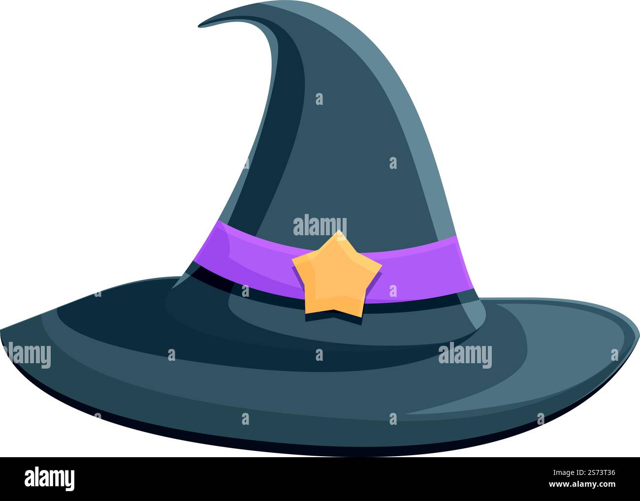 Top magic icon cartoon vector. Magician hat. Trick star. Top magic icon ...