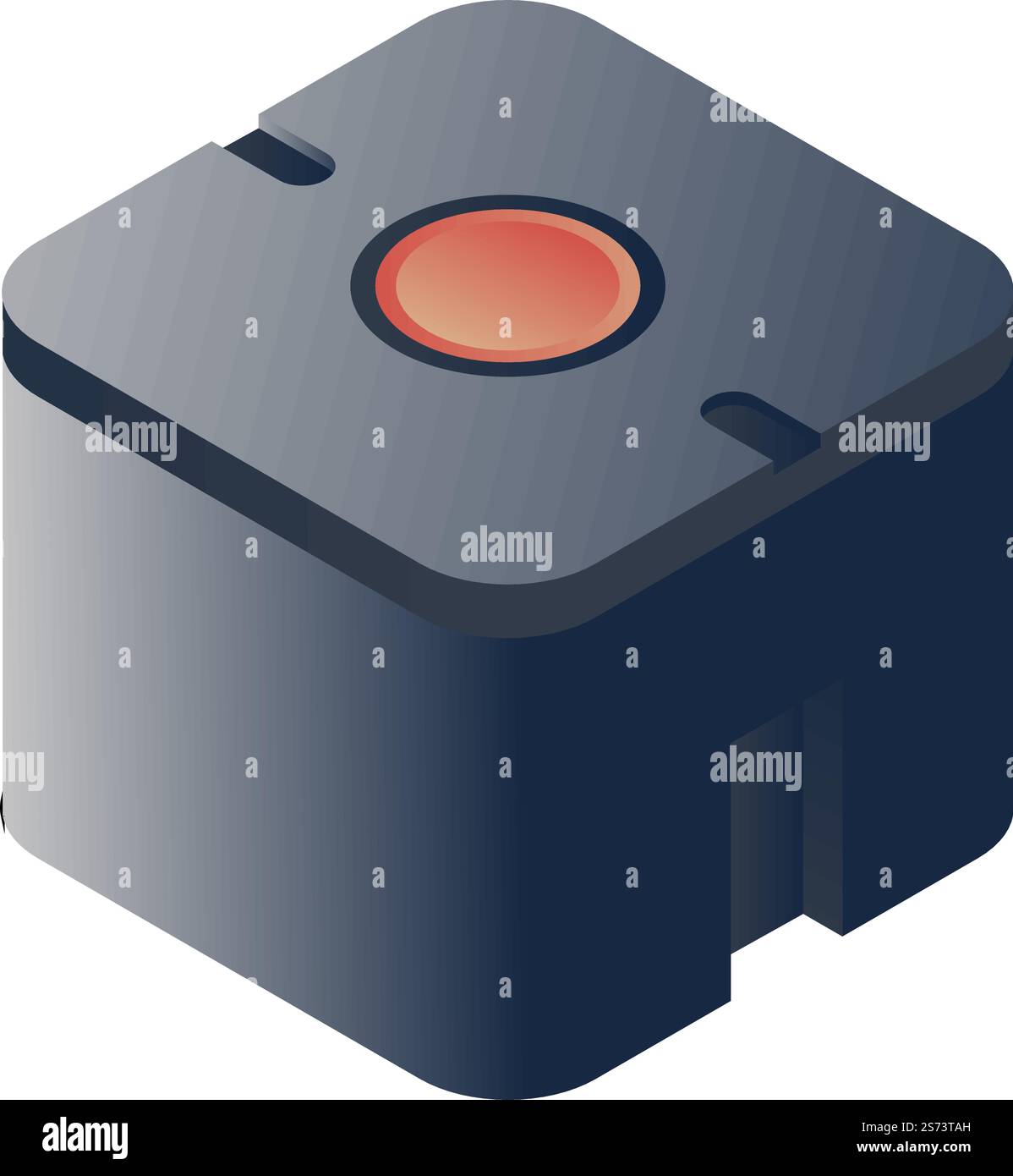 Switcher or turning on or off button on piece of electronic device or ...