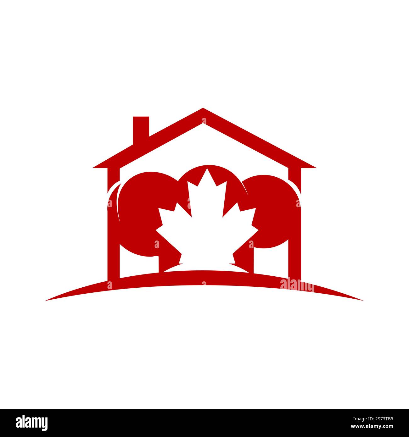 Canadian chef vector logo design template. Maple leaf with chef hat ...