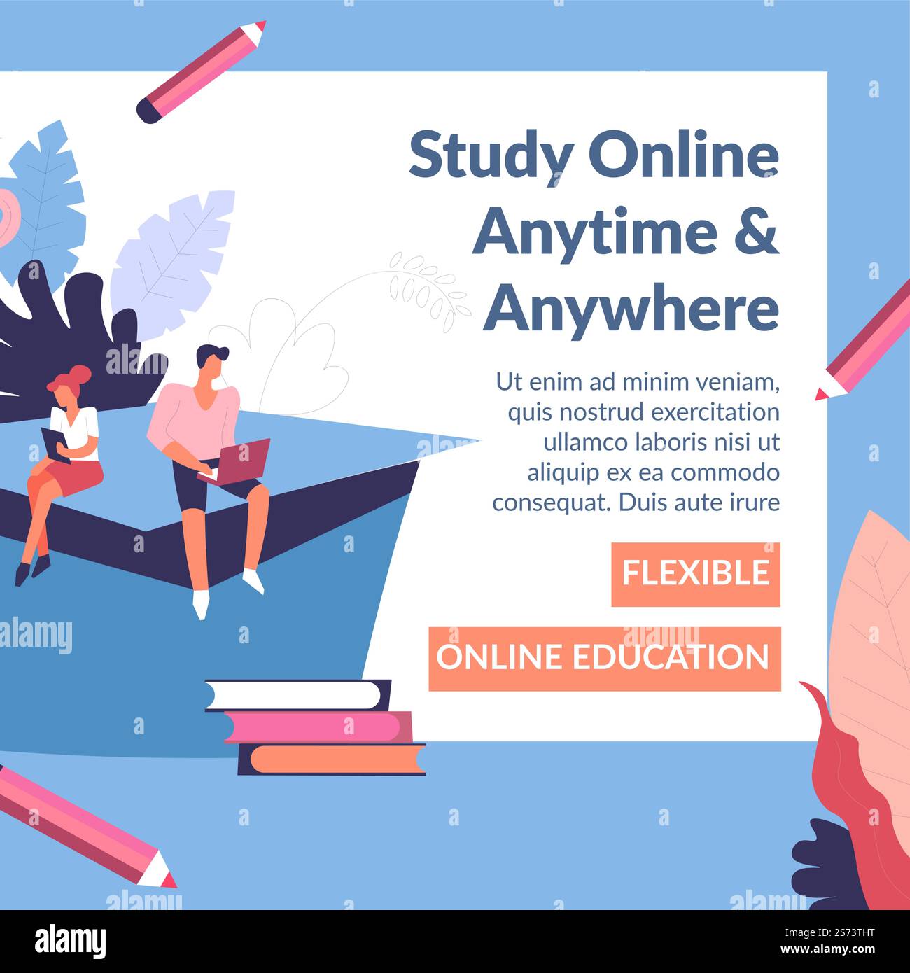 Flexible online education for students, study anytime and anywhere ...
