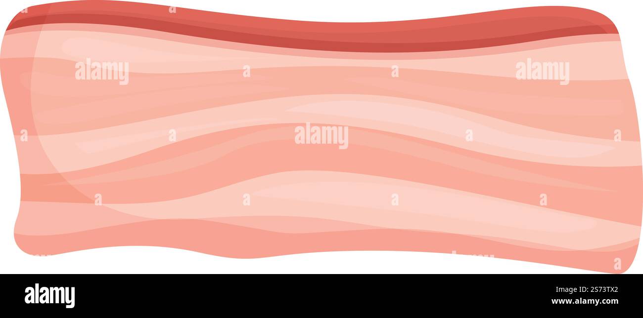 Meat icon cartoon vector. Pork bacon. Raw beef. Meat icon cartoon ...