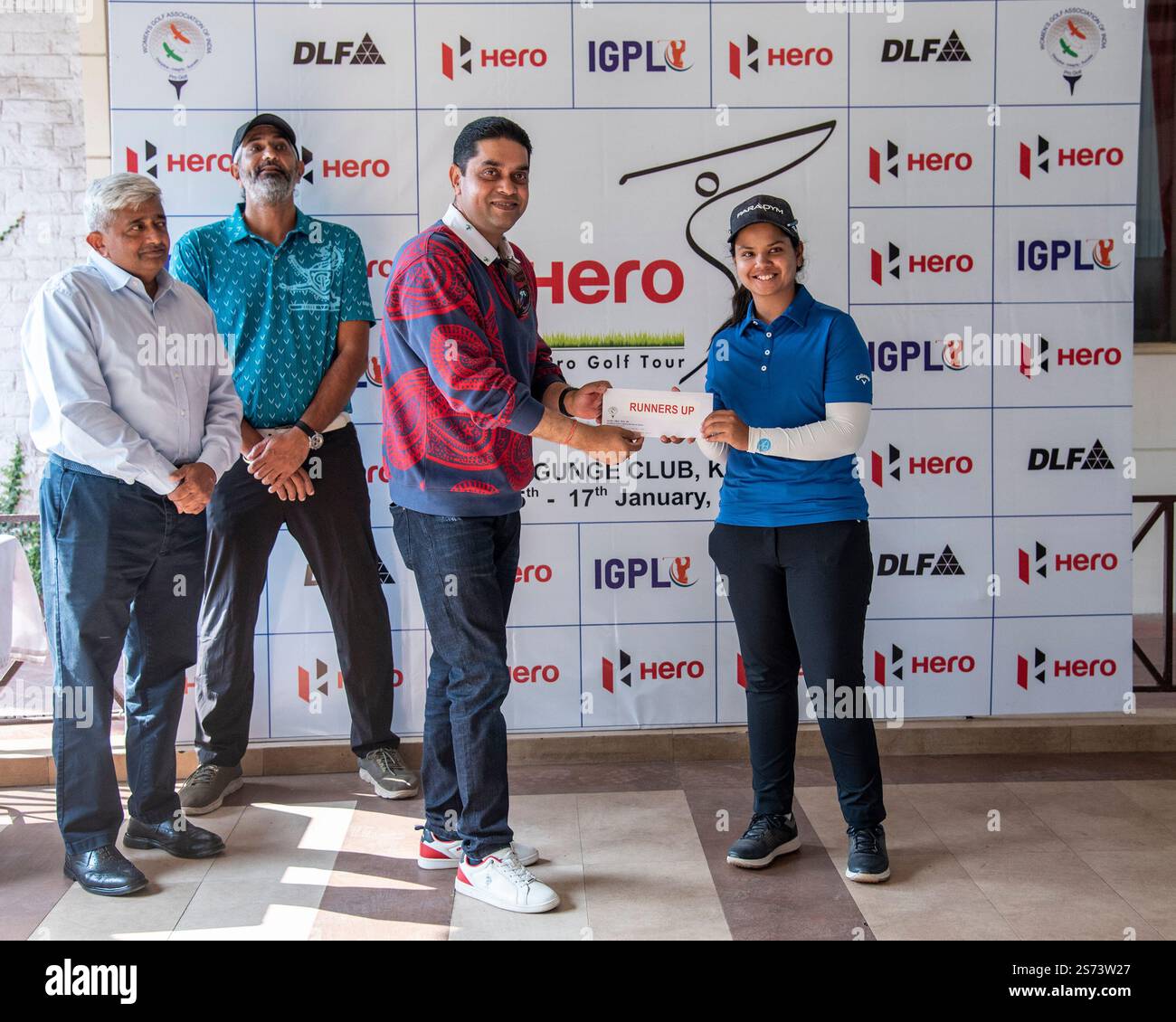 Kolkata, India. 17th Jan, 2025. Season's first Pro level golf ...