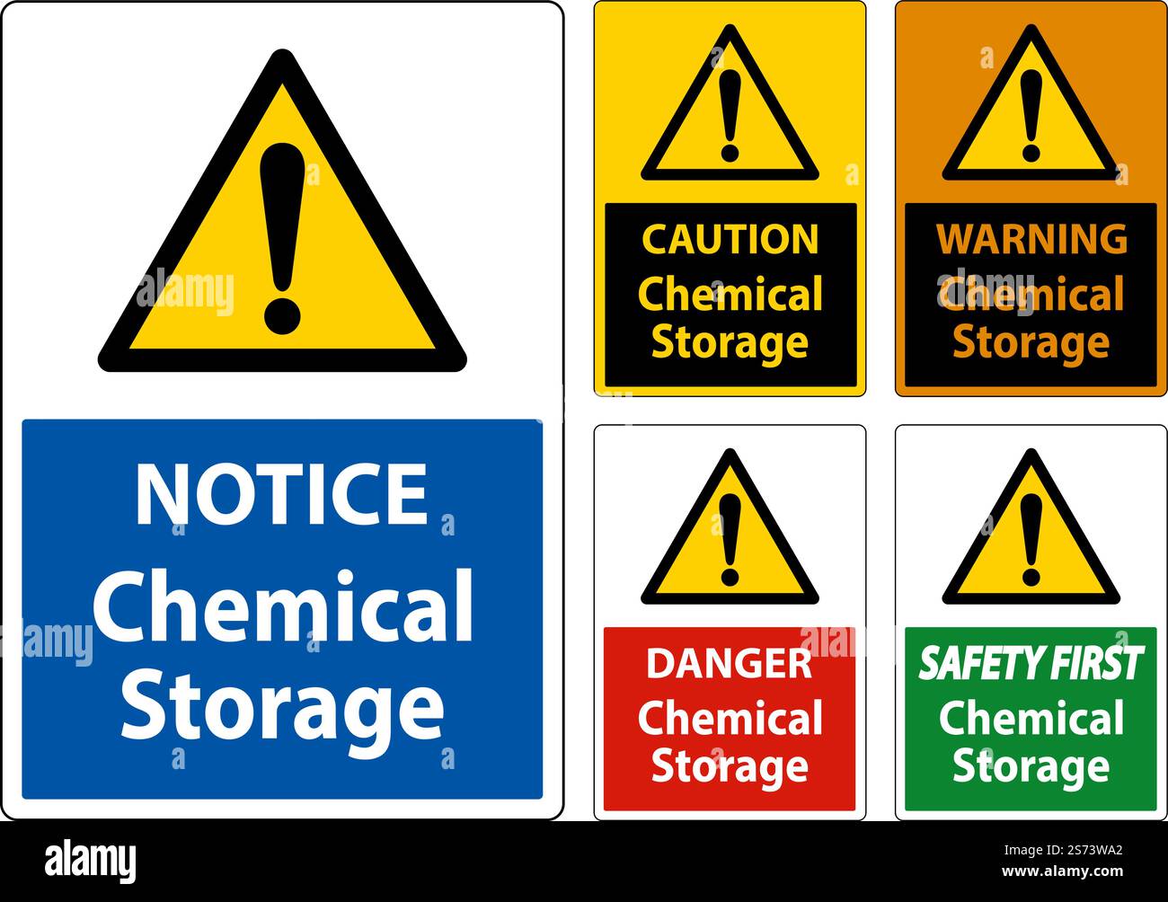 Chemical Storage Symbol Sign On White Background Stock Vector Image ...