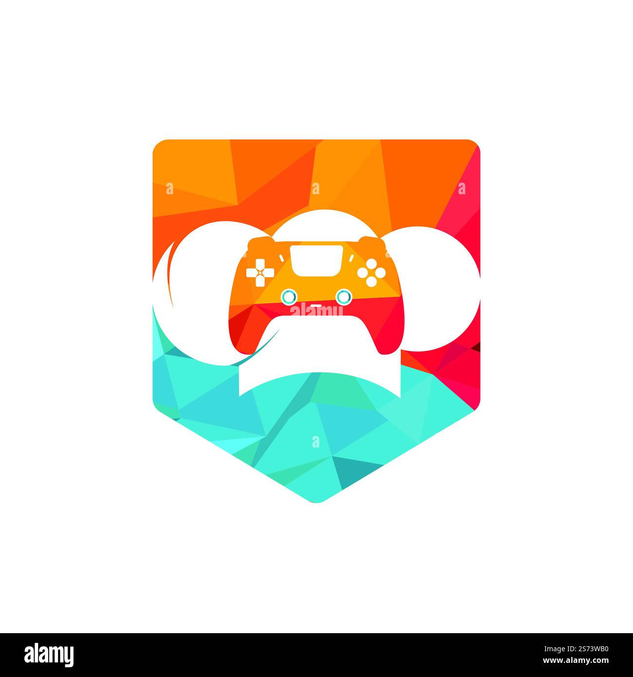 Gamer cafe vector logo design template. Chef hat with game console logo ...