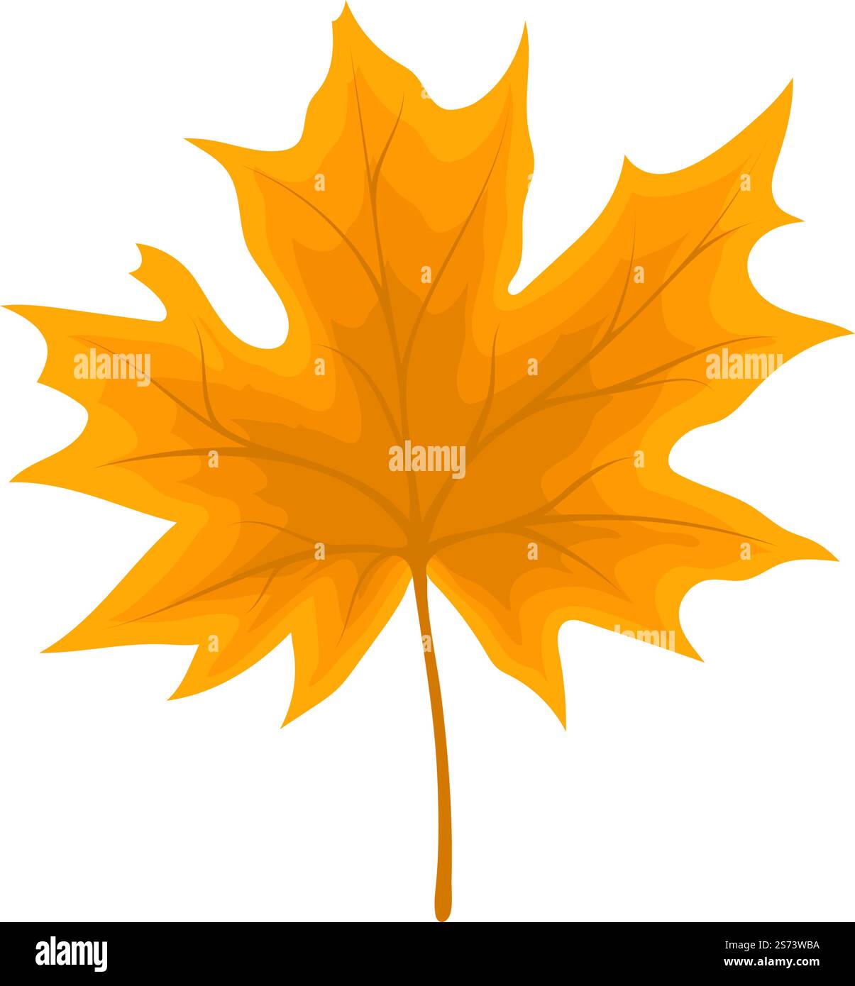 Autumn maple leaf. Leaf fall. Vector illustration Stock Vector Image ...
