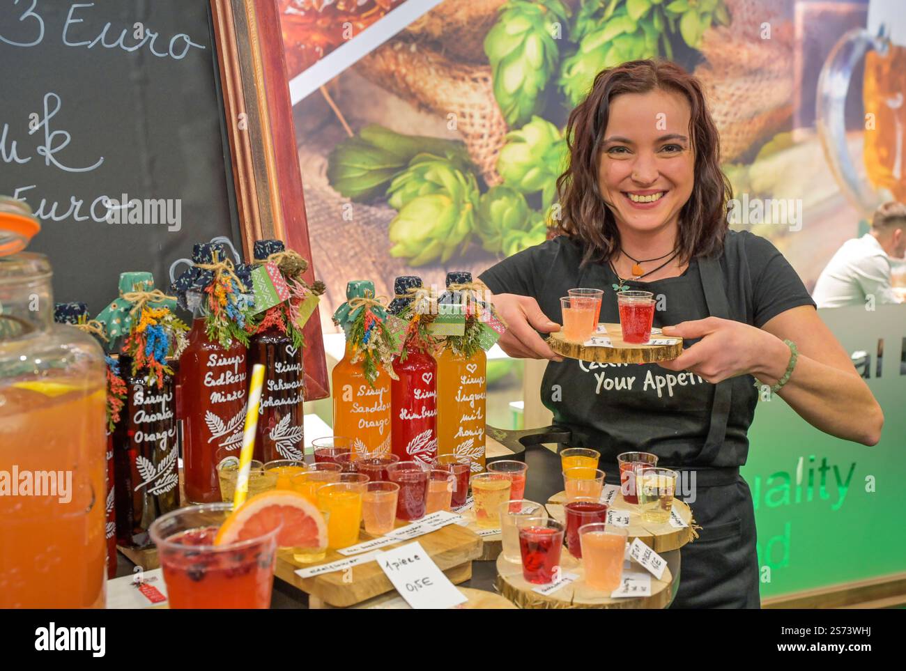 Sirup und alkoholfreie Getränke, Stand Tschechien, Internationale Grüne ...