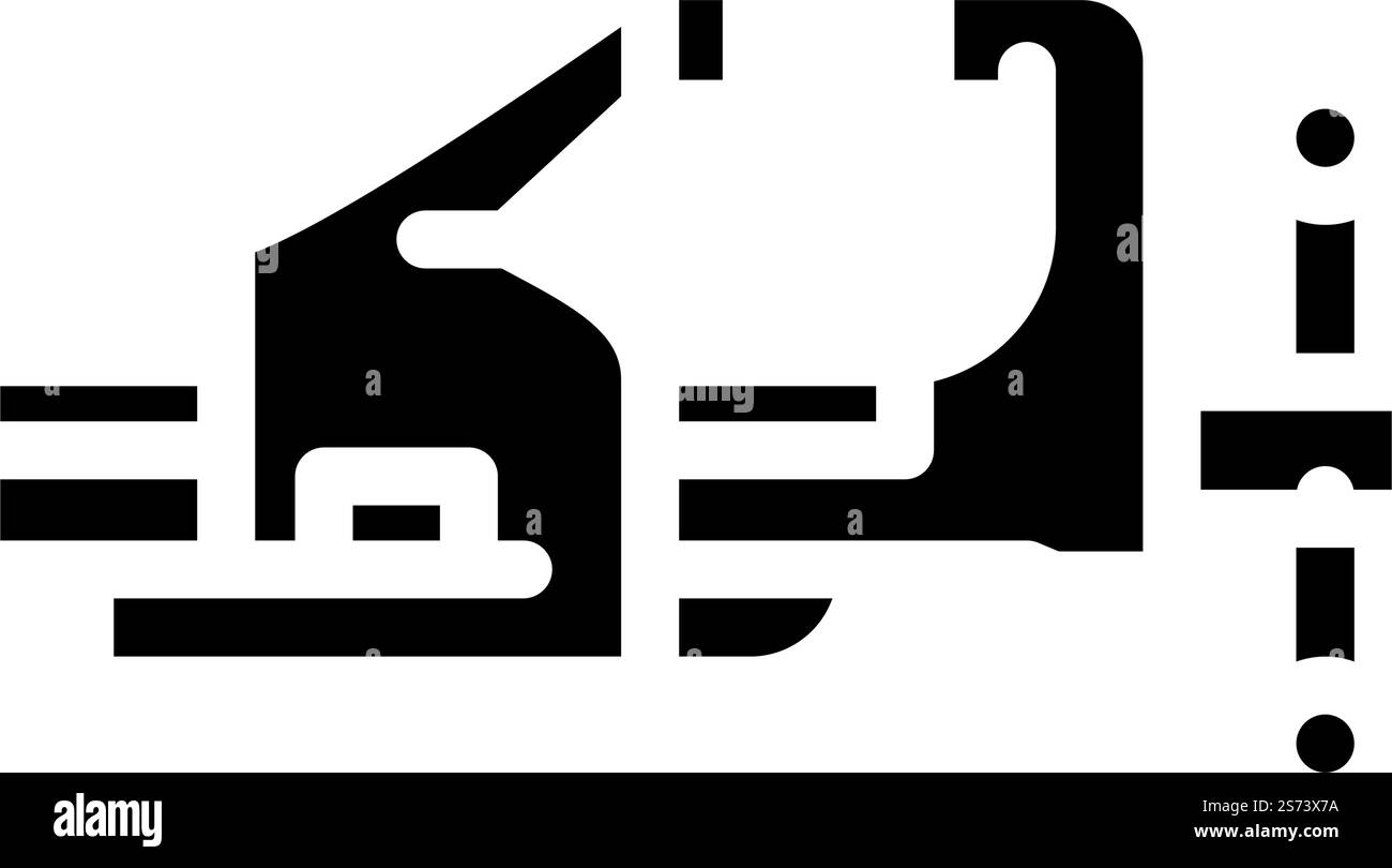 bench vice glyph icon vector. bench vice sign. isolated symbol ...