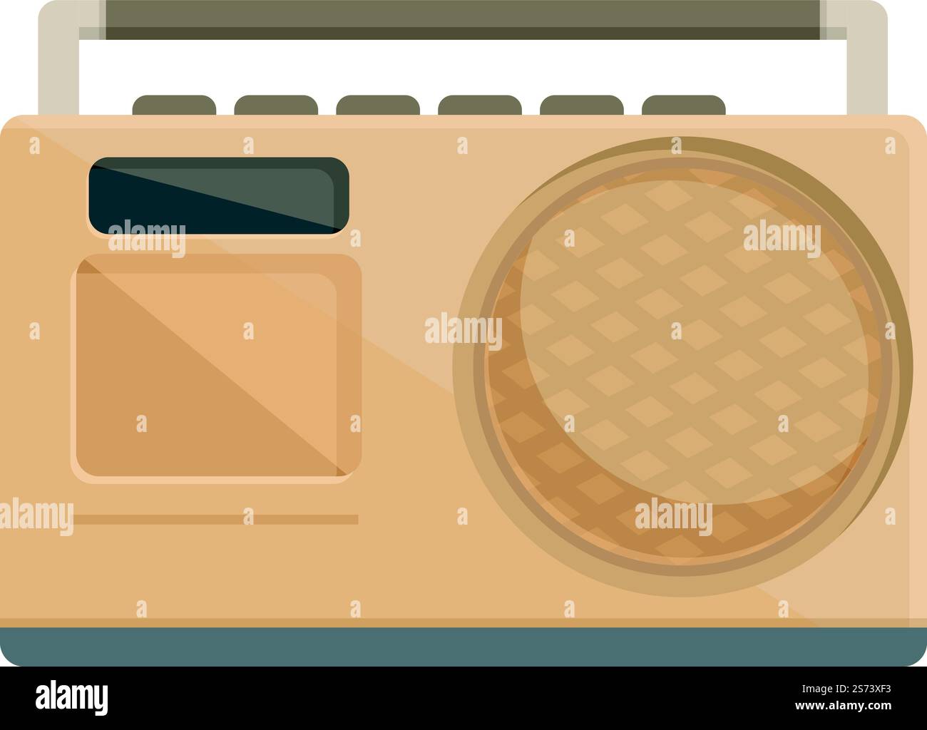Retro music device icon cartoon vector. Old audio. Disco music. Retro ...