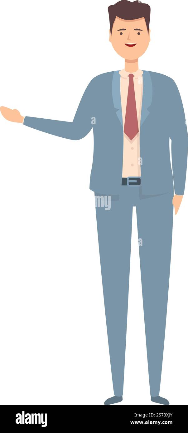 Cute bank manager icon cartoon vector. Loan credit. Small digital. Cute ...